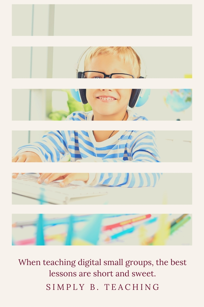 Stop Struggling to Teach Digital Small Groups - Simply B Teaching