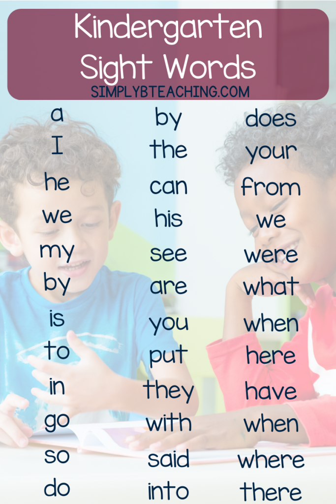 How to Effectively Teach Sight Words (& Make It Fun!) - Simply B Teaching