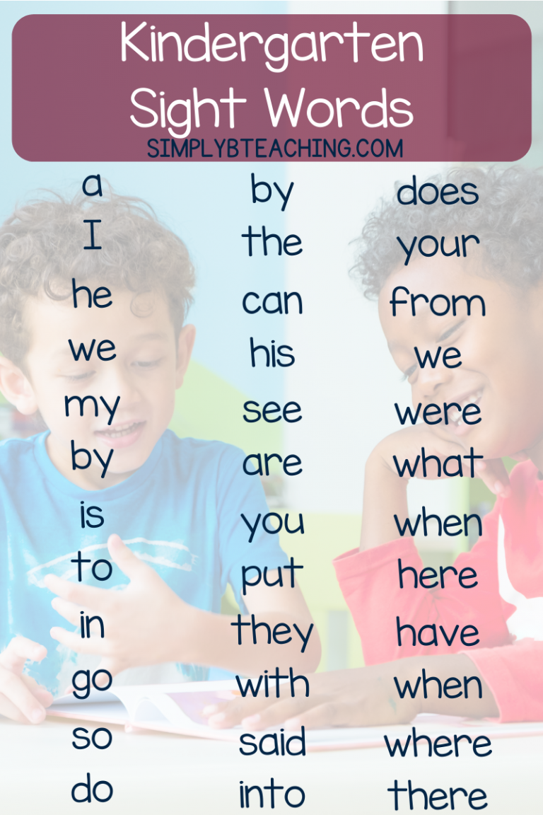 How to Effectively Teach Sight Words (& Make It Fun!) - Simply B Teaching