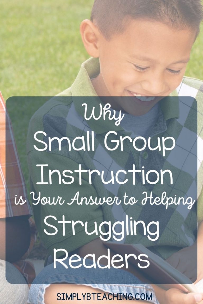 Why Small Group Instruction is Your Answer for Helping Struggling ...