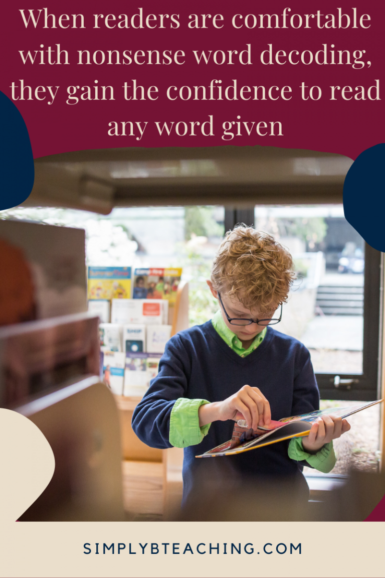 11 Exhilarating Ways to Use Nonsense Word Activities - Simply B Teaching