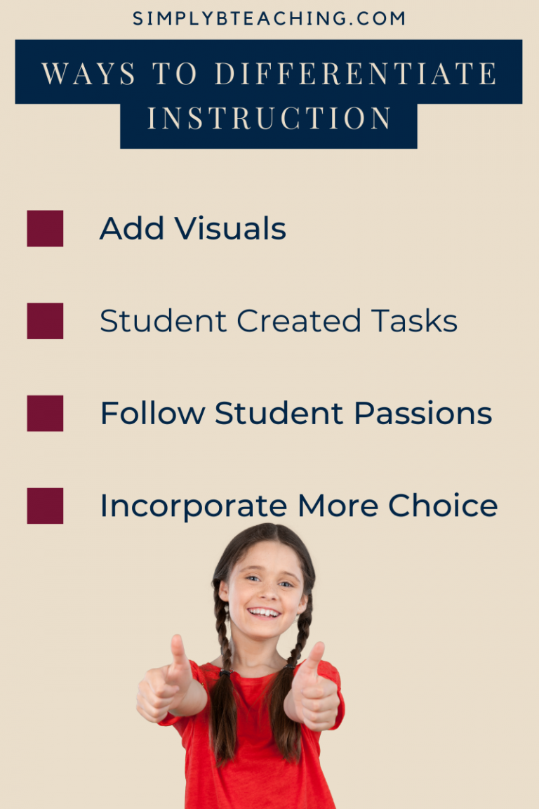 7 Out-of-the-Box and Easy Ways to Differentiate Instruction - Simply B ...