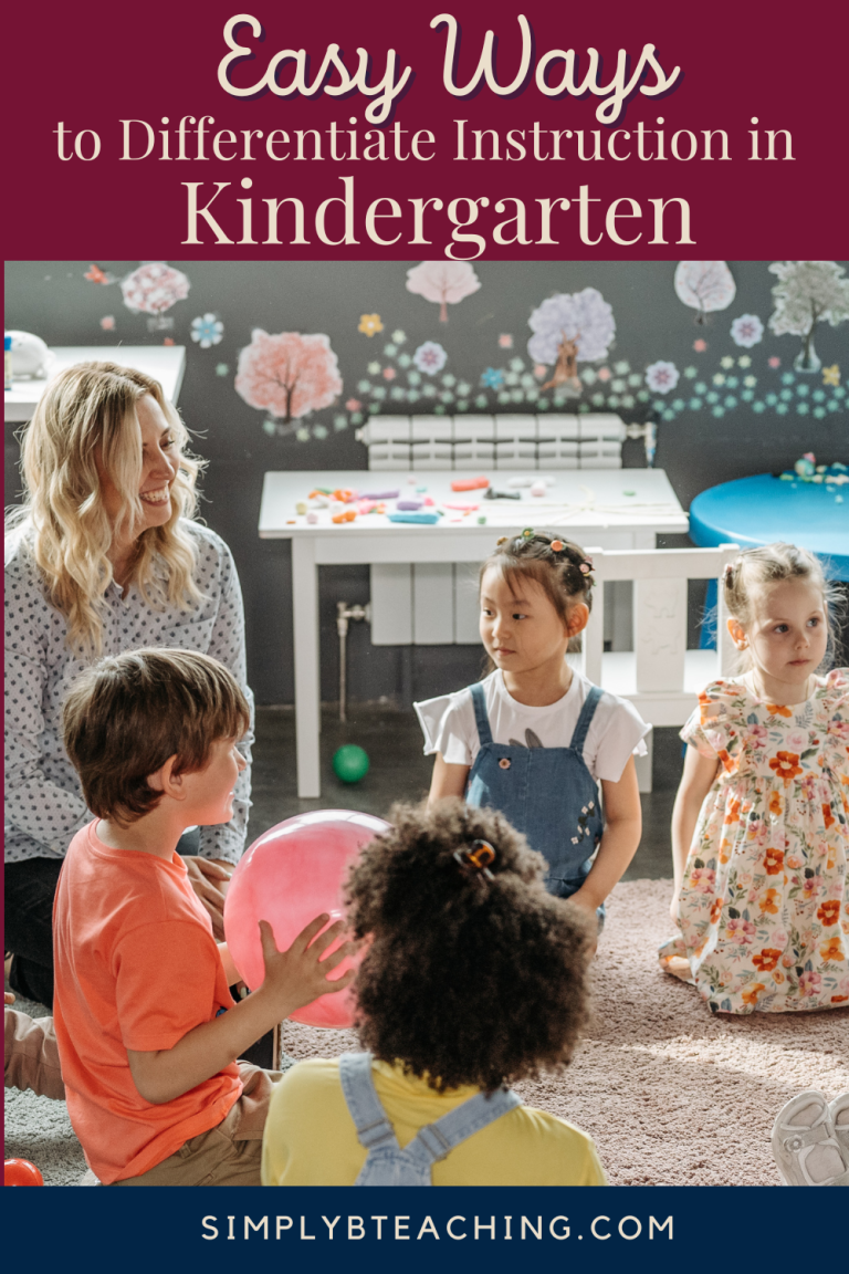 Easy Steps for How to Differentiate Instruction in Kindergarten ...